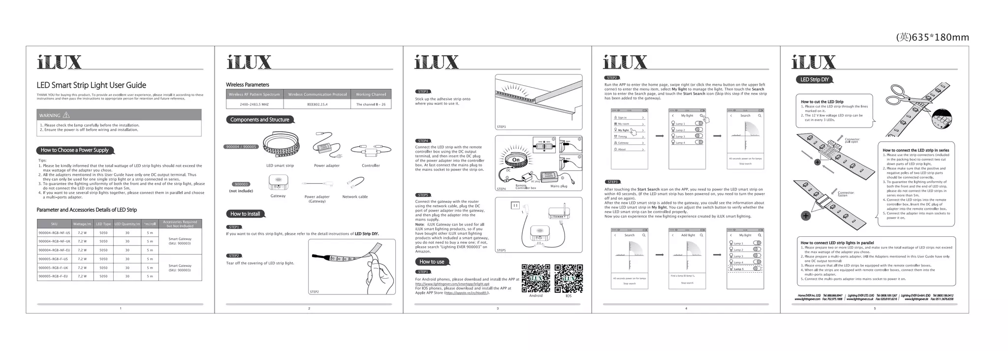 Lightingever LED Smart Strip Light User Guide | PDF