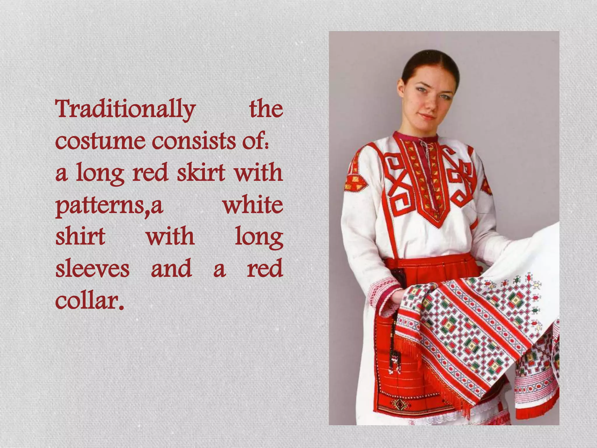 Traditional Chuvash Costume by Yelena Druzhinina | PPT