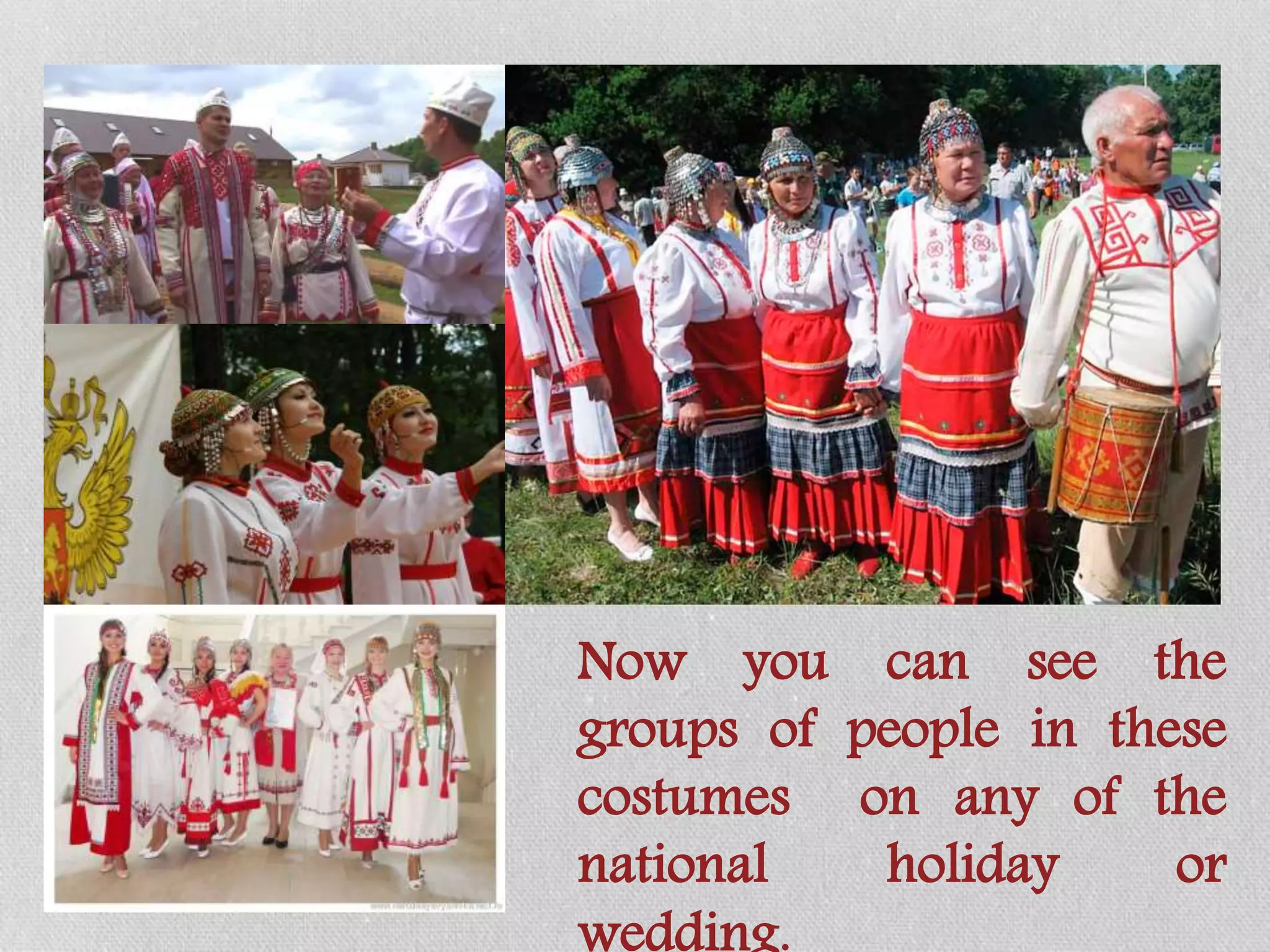 Traditional Chuvash Costume by Yelena Druzhinina | PPT