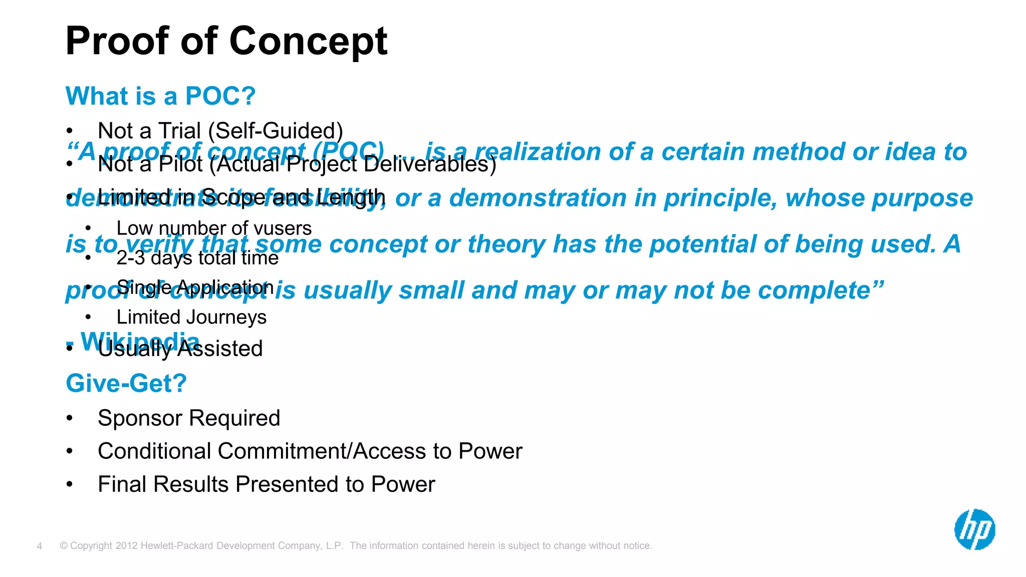 HPE | Network Virtualization | POC | PPTX