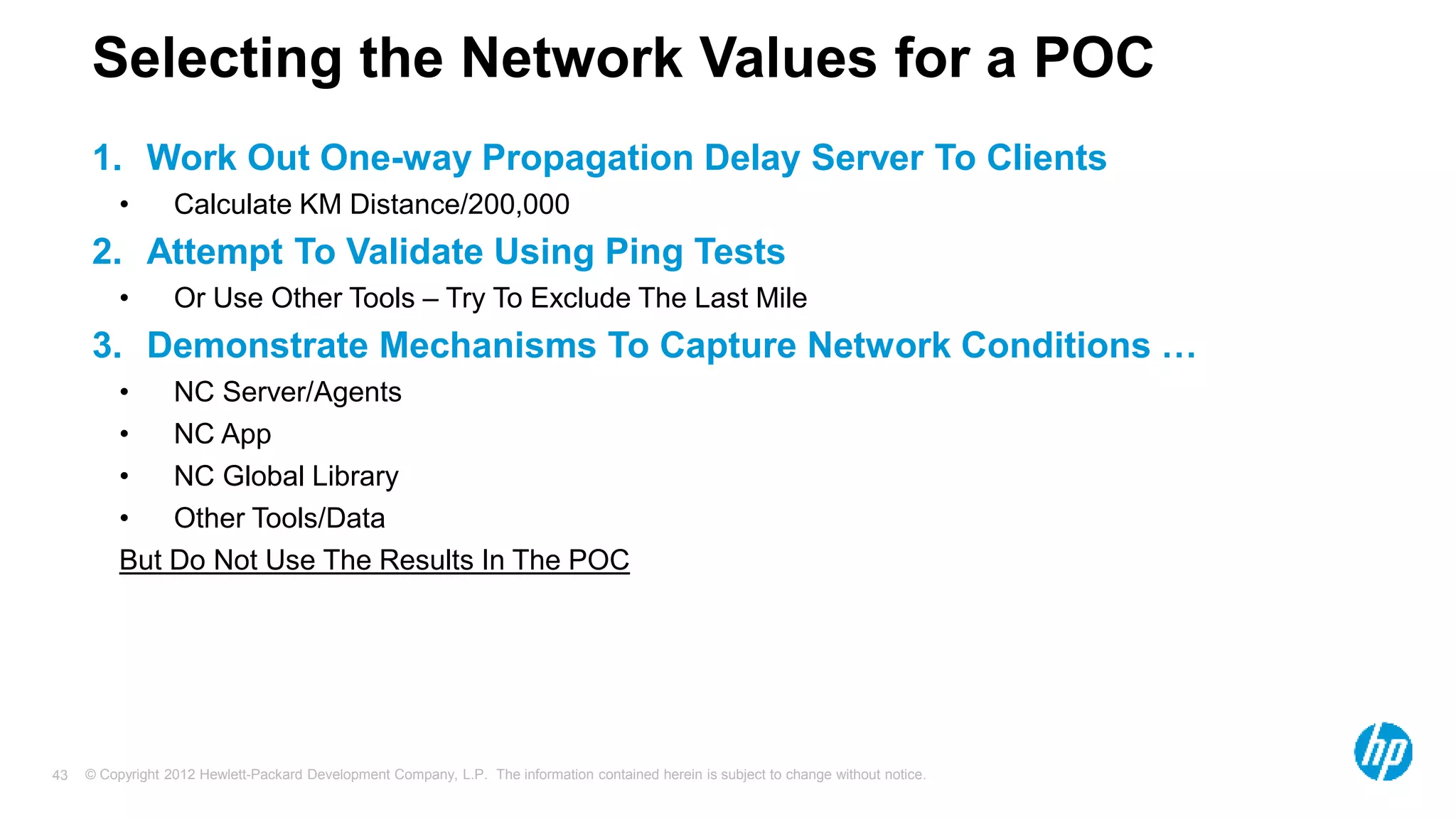 HPE | Network Virtualization | POC | PPTX