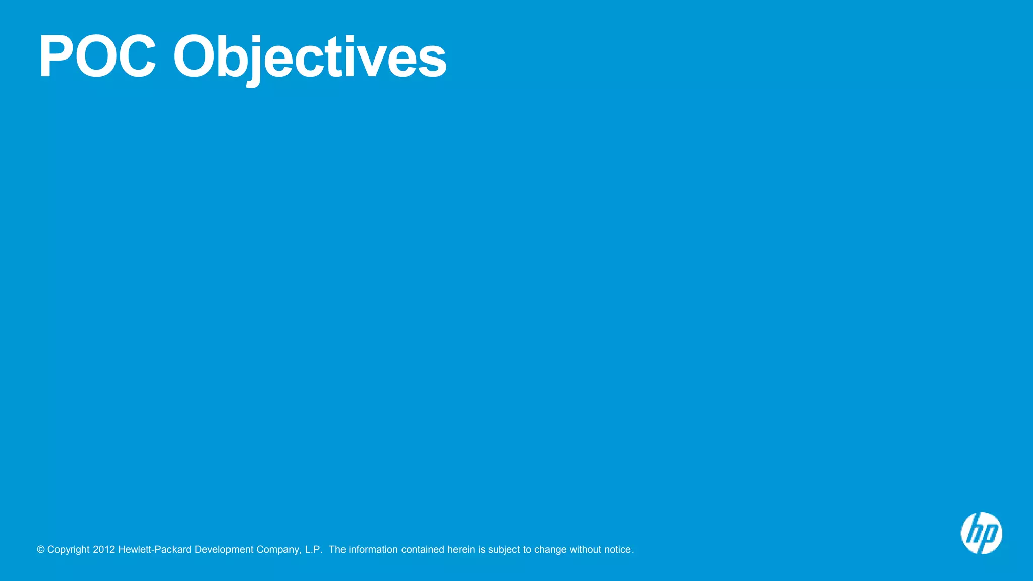 HPE | Network Virtualization | POC | PPTX