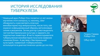 Туберкулез. Презентация к биологии | PPT