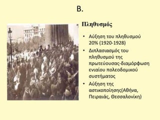 "Οι επιπτώσεις από την άφιξη των προσφύγων" | PPT