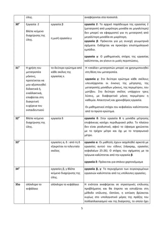 Αναδιάρθρωση & εξορθολογισμός της ύλης Ε΄ & ΣΤ΄ Δημοτικού | PDF