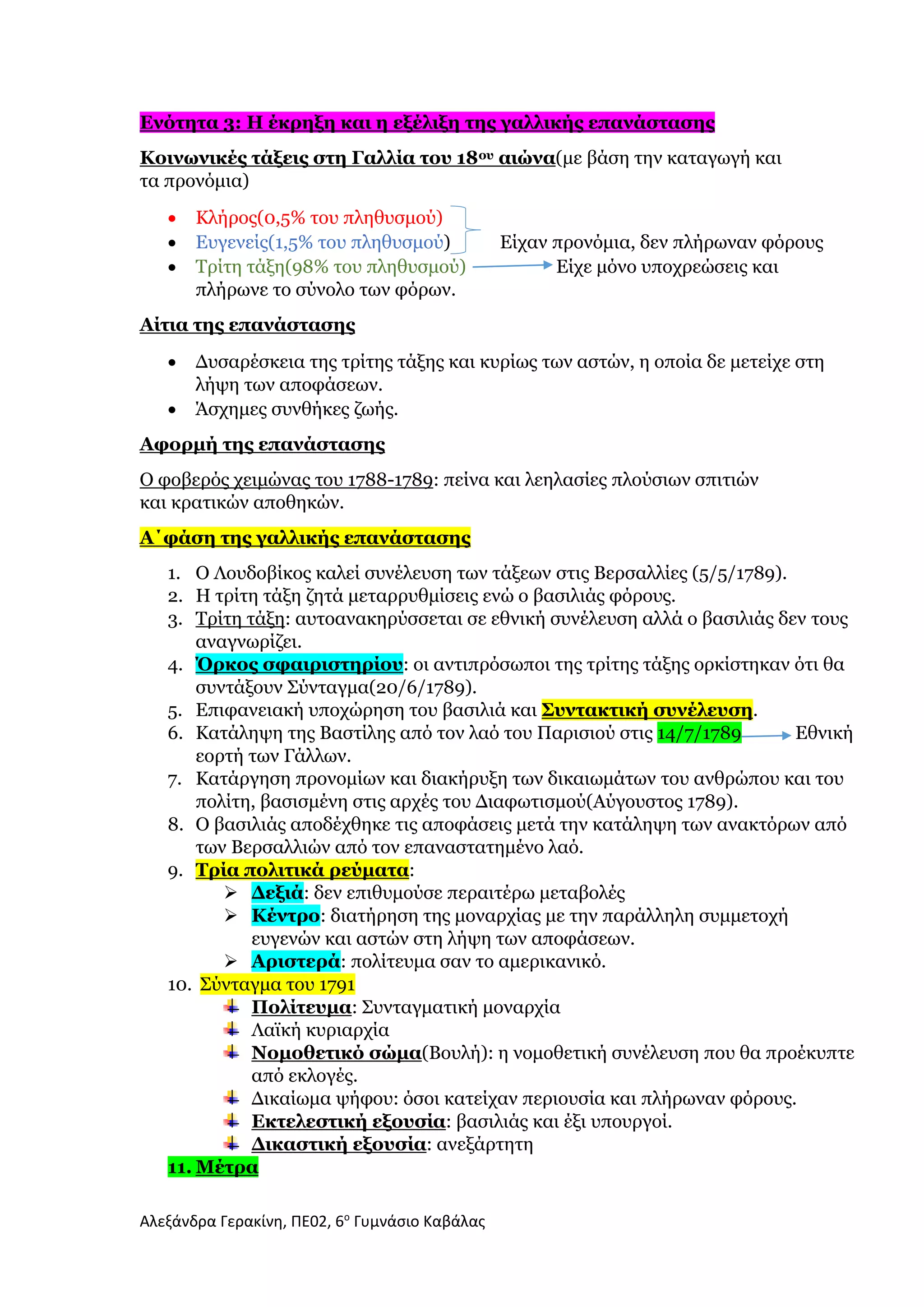 ΓΑΛΛΙΚΗ ΕΠΑΝΑΣΤΑΣΗ | PDF