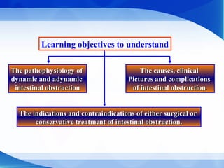 Intestinal Obstruction 1 | PPT