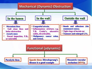 Intestinal Obstruction 1 | PPT