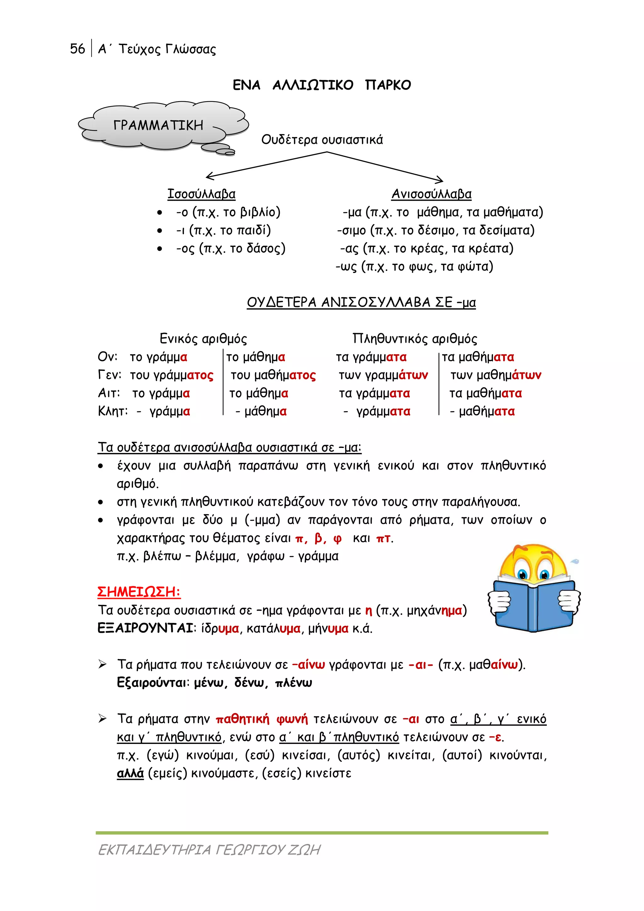 γλώσσα δ΄ δημοτικού α΄τεύχος | PDF