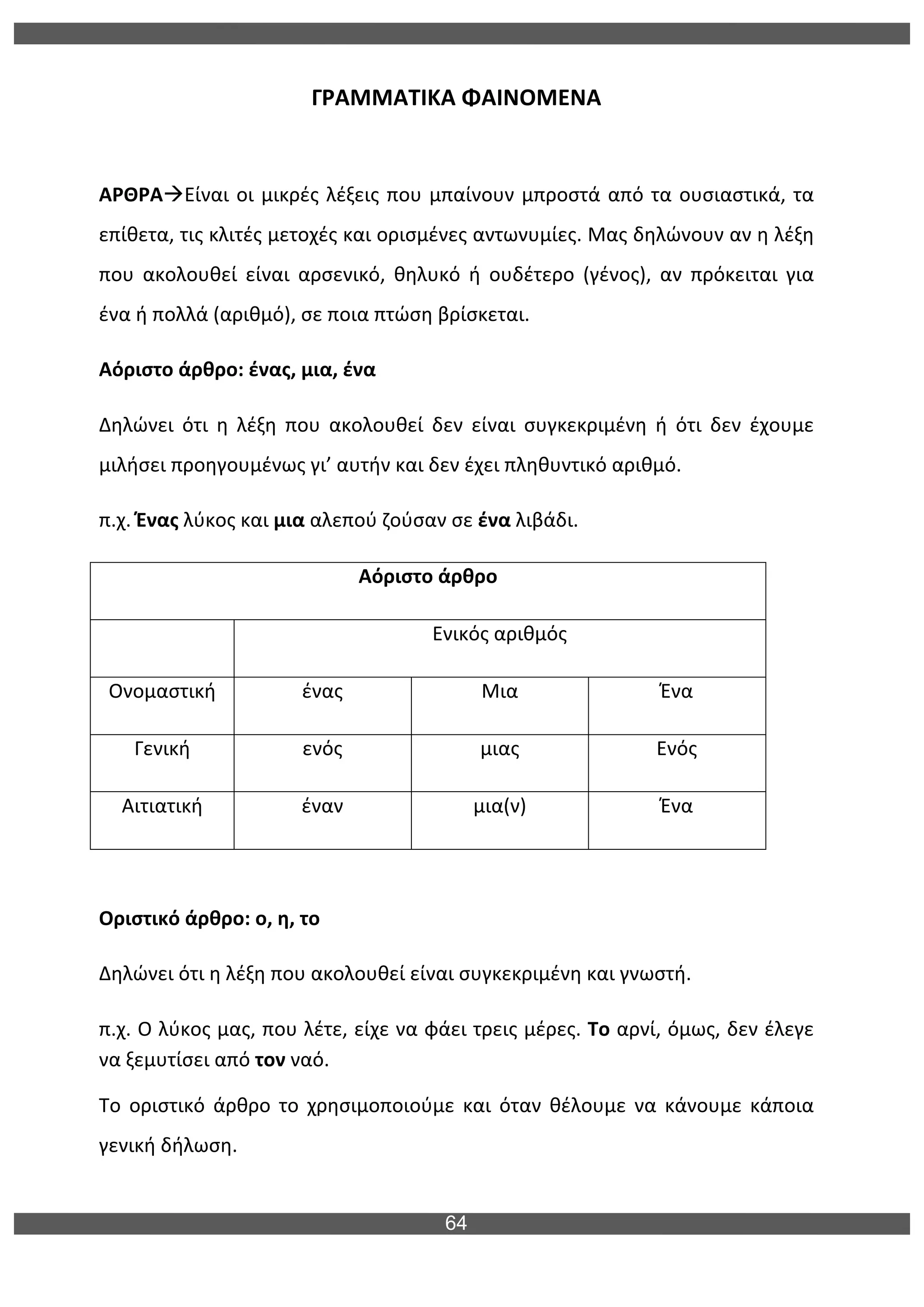 γλώσσα στ΄ δημοτικού α΄τεύχος | PDF