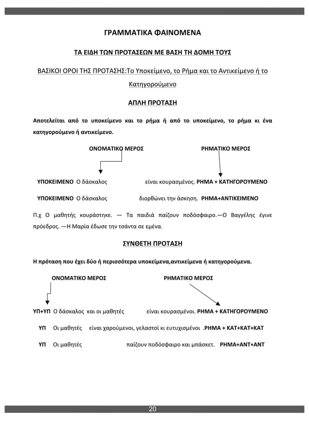 γλώσσα στ΄ δημοτικού α΄τεύχος | PDF