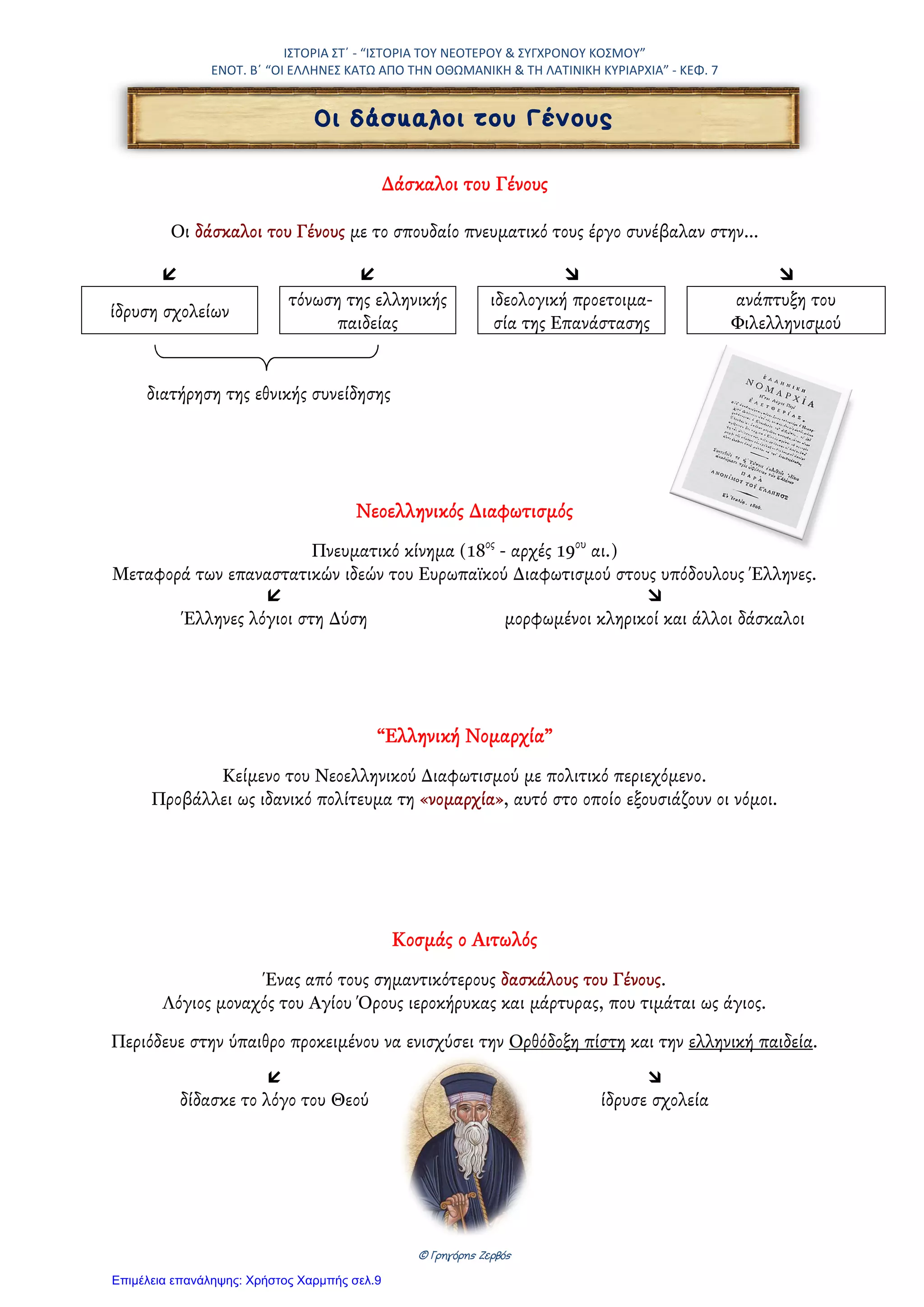 Ιστορία ΣΤ΄ - Επανάληψη 2ης ενότητας.΄΄ Οι Έλληνες κάτω από την ...