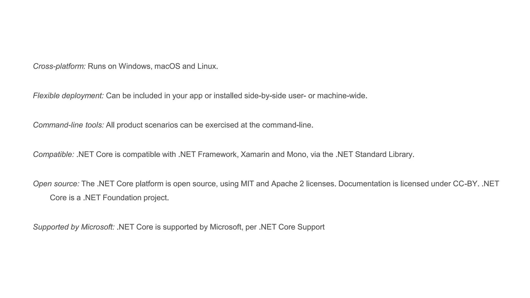 Academy PRO: .NET Core intro | PPT