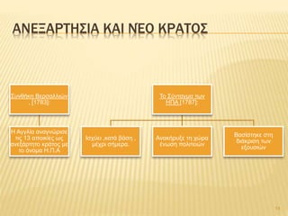 ΕΝΟΤΗΤΑ 2 - Η ΑΜΕΡΙΚΑΝΙΚΗ ΕΠΑΝΑΣΤΑΣΗ | PPTX