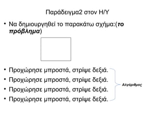 παρουσιαση αλγοριθμος γλωσσες προγραμματισμου | PPT