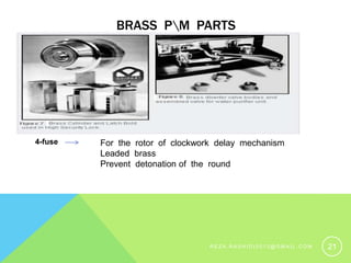 Properties and applications of P/M of Copper alloys | PPTX