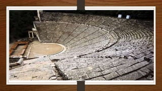 τα μερη του θεατρου τα εργαλεια-το σκηνικο | PPTX