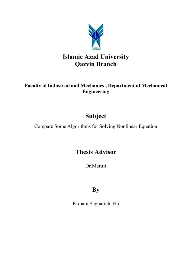 NUMERICAL METHODS WITH MATLAB : bisection,mueller's,newton-raphson ...