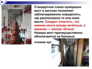 нумерация мест в вагоне | PPT