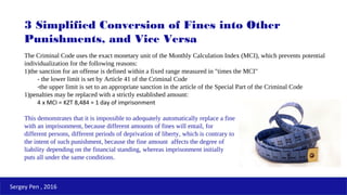 Foreign Experience of Criminal Fines Implementation Feasibility | PPT