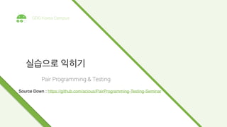 Learning Unit Testing with Pair Programming | PPT