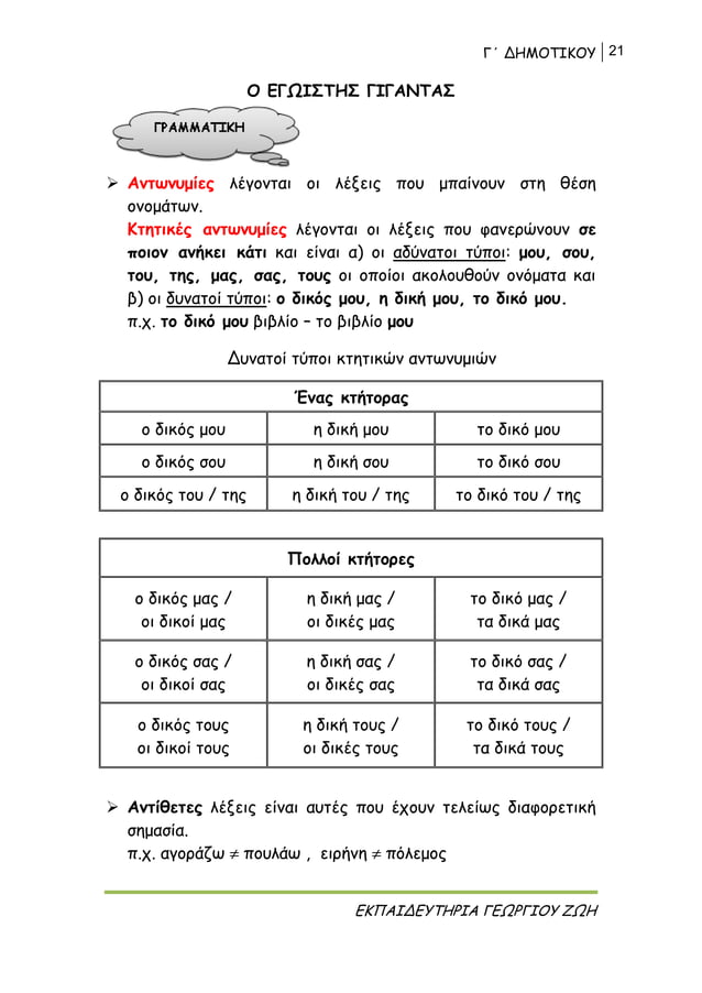 γ΄ δημοτικού γλώσσα β΄ τεύχος | PDF