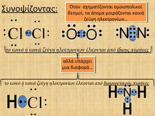 Ομοιοπολικός Δεσμός | PPT
