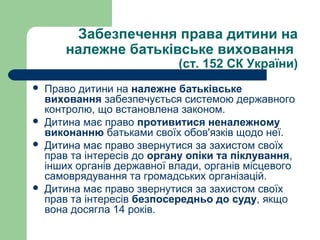 правова освіта для батьків | PPT