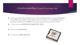 อุปกรณ์พื้นฐานคอมพิวเตอร์ | PPT