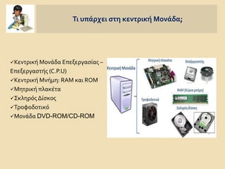 το υλικό του υπολογιστή | PPTX
