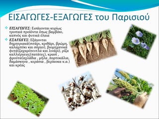 Η επίδραση του κλίματος στους ανθρώπους και την βλάστηση της Γαλλίας | PPS
