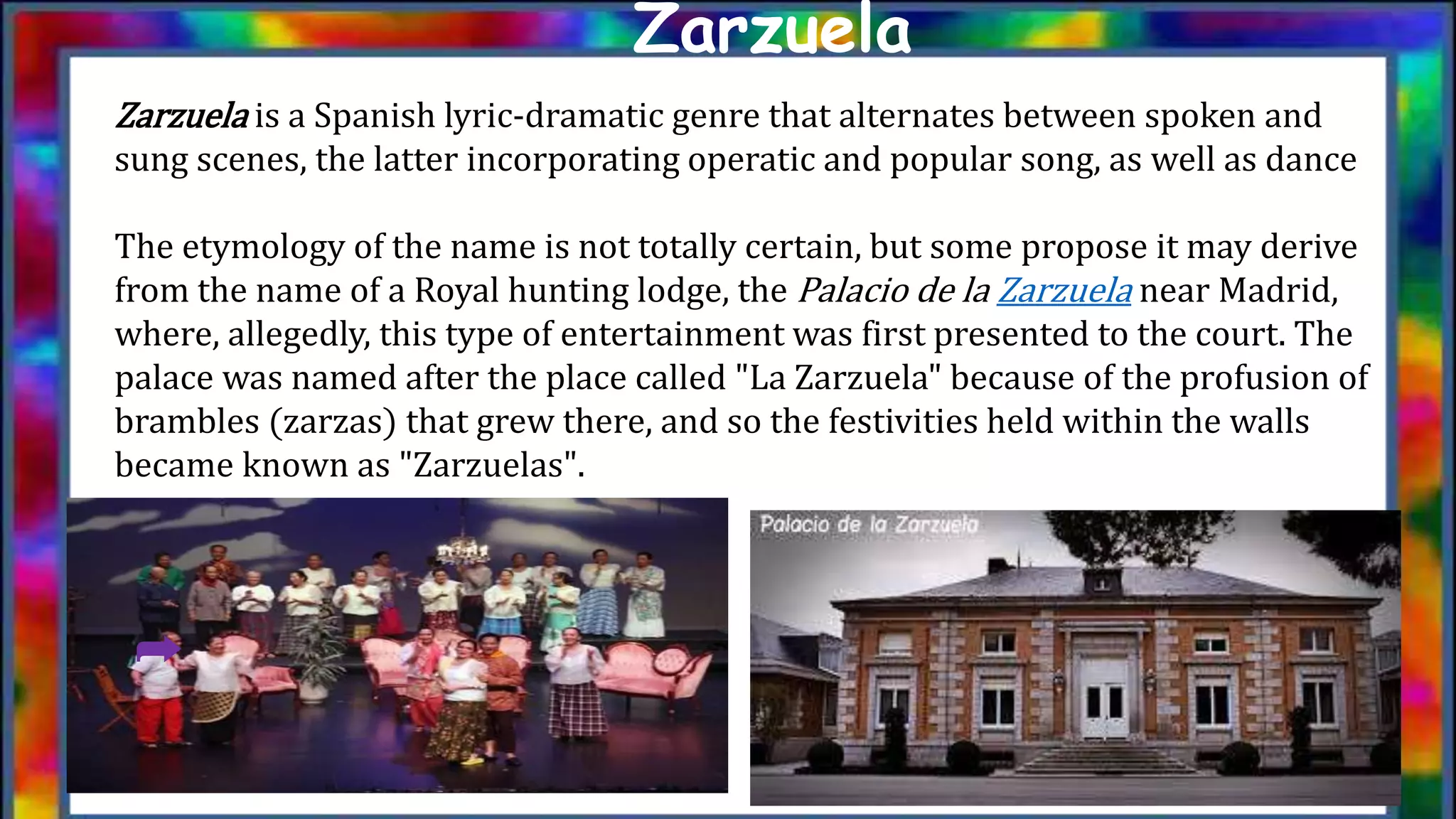 Lesson 1 Zarzuels(Sarswela) | PPTX