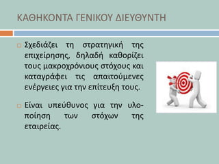 Γενικός διευθυντής | PDF