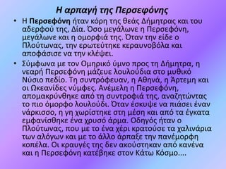 Πλούτων και Περσεφόνη- Χίτλερ και Εύα Μπράουν- Ταρζάν και Τζέιν | PPT