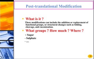 Post-translational modification of monoclonal antibodies | PPTX