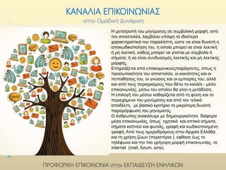 «ΕΠΙΚΟΙΝΩΝΙΑ: Εργαλείο Εκπαίδευσης και Μάθησης» Παιχνίδια Ρόλων και ...