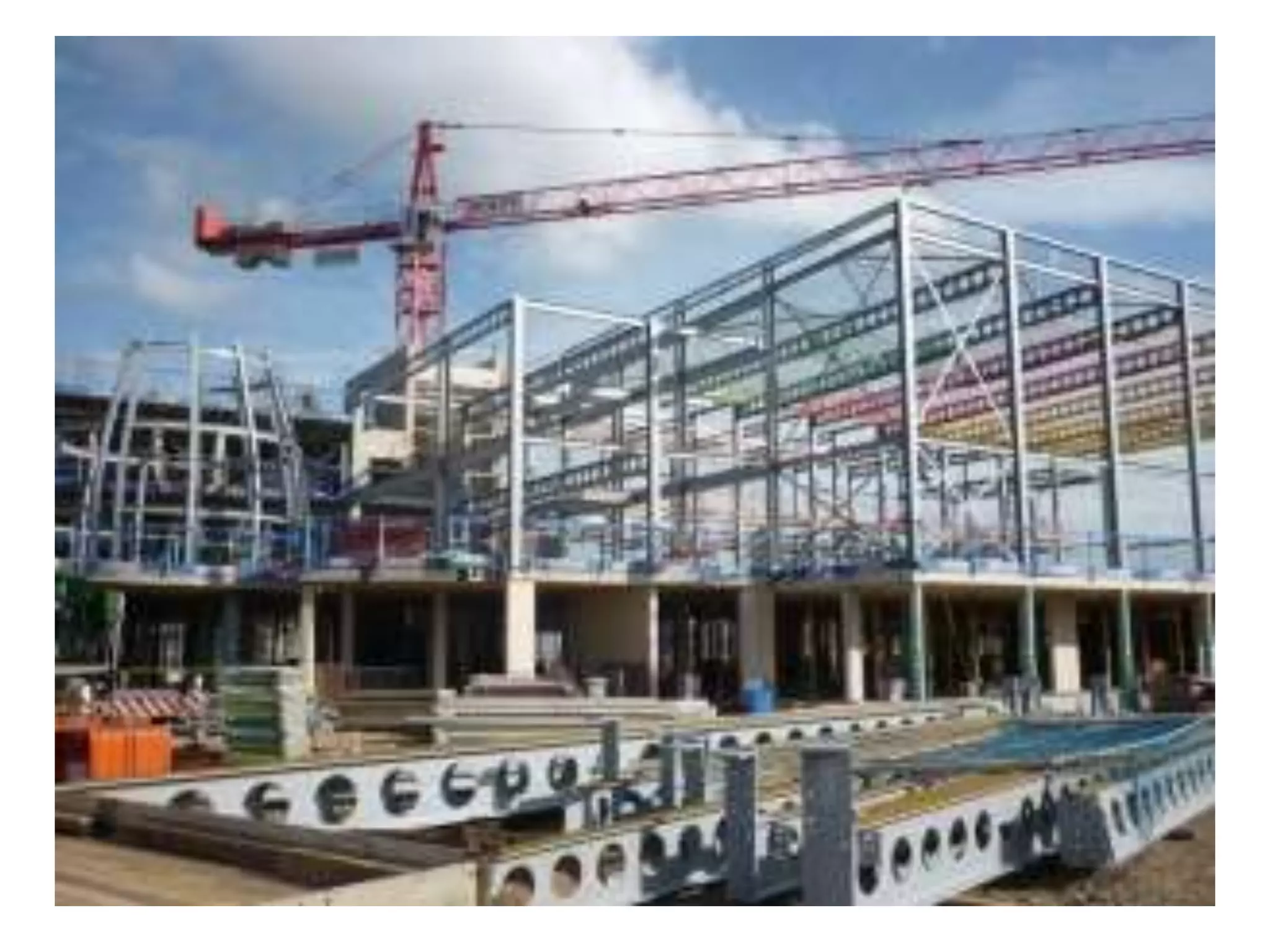 أعمال الانشاءات المعدنية - Steel Structure Works | PPTX
