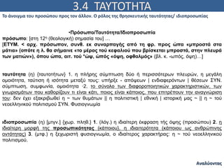 Θ.Ε.3.4 Ταυτότητα | PPTX