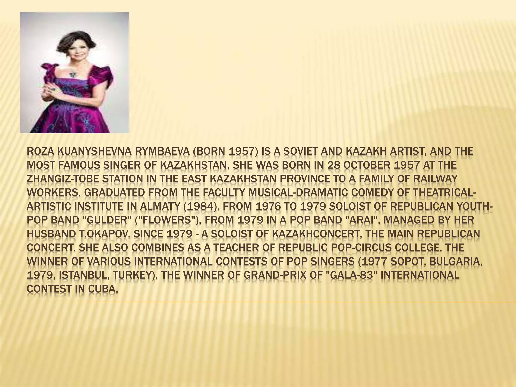 Famous people of Kazakhstan | PPTX