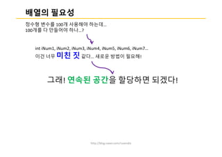 배열 | PPT