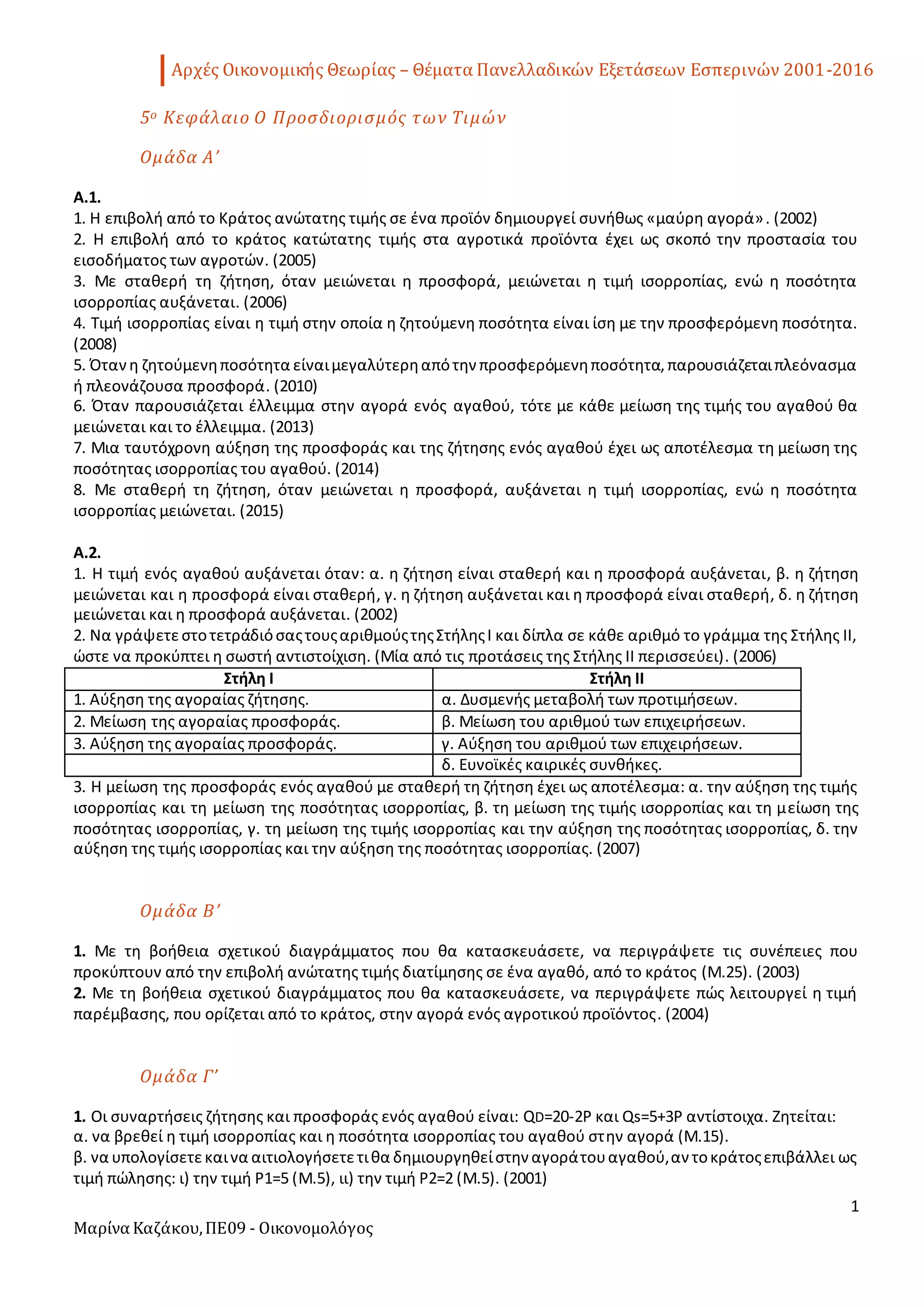 ΑΟΘ-Κεφ.5 Πανελλαδικές εσπερινών | DOCX