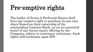Main terms of shareholders` agreement - Natalia Solomakhina | PPTX