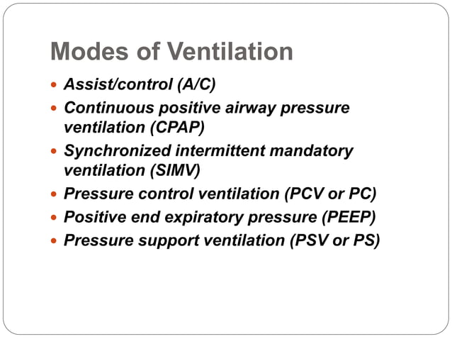 Effects of Mechanical Ventilation on PATIENT BODY | PPTX | Heart and ...