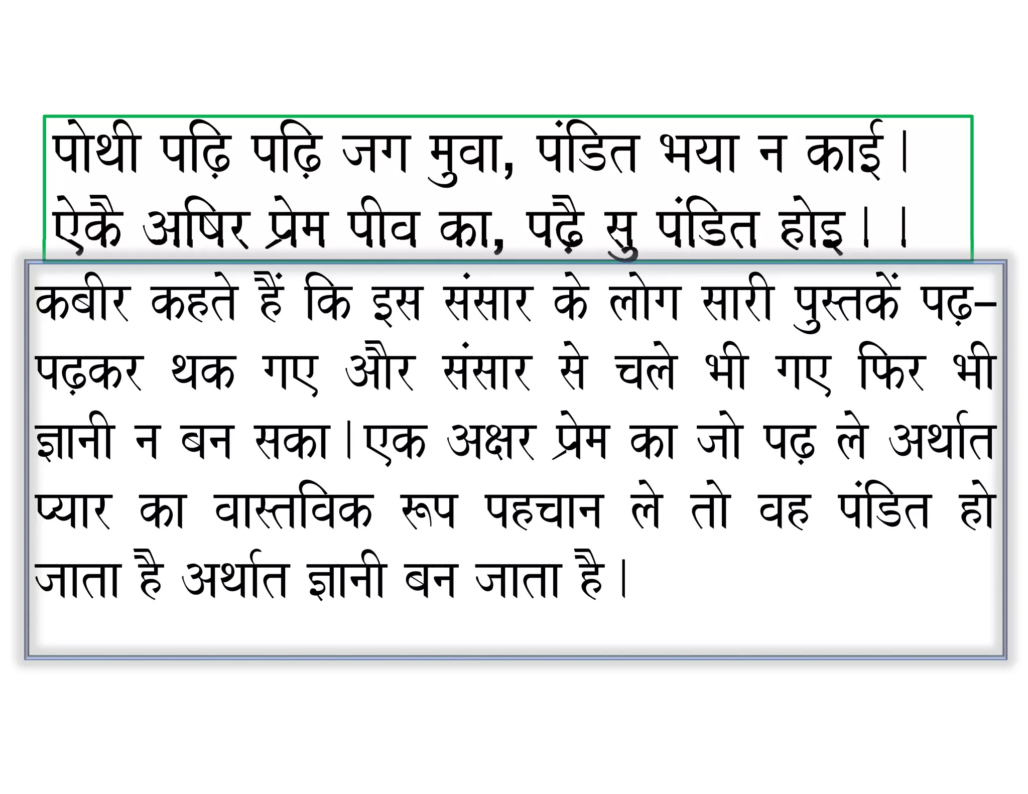 Kabeer ke Dohe for grade 10,PPT,कबीर के दोहे | PDF