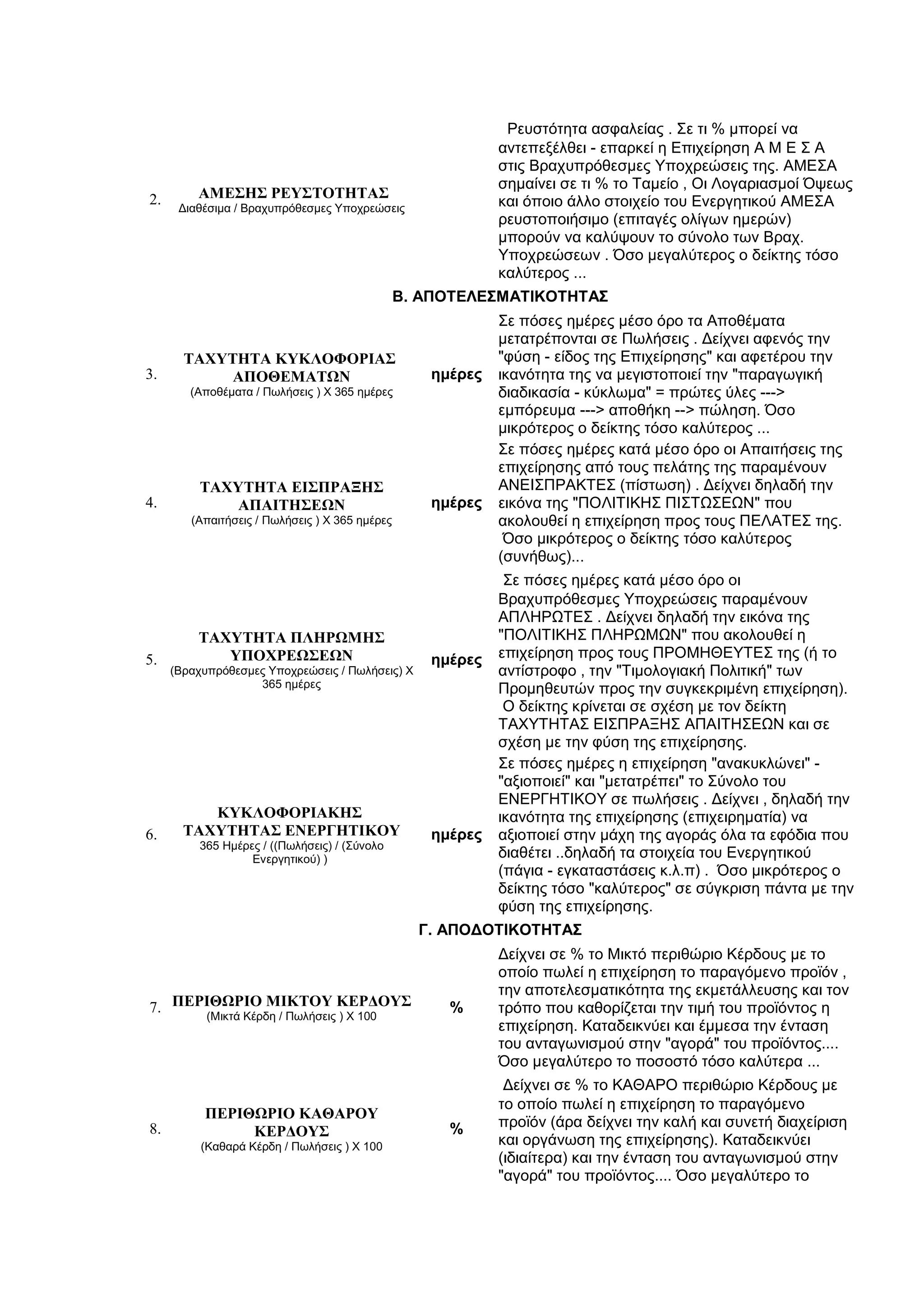 ΑΡΙΘΜΟΔΕΙΚΤΕΣ - ΕΝΝΟΙΑ | PDF