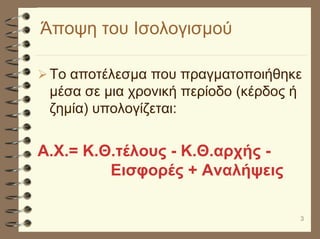 Σχέση ΚΑΧ & Ισολογισμού | PDF