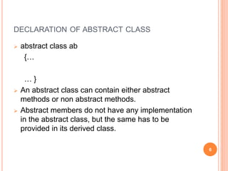 abstract class and interface.Net | Programming Languages | Computing
