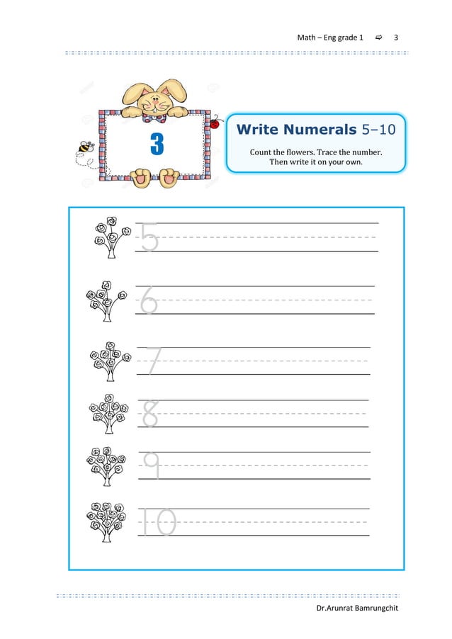 Math-Eng grade 1 | PDF | Homework and Study | Education