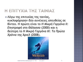 Η μικρη γοργονα ΧΑΝΣ ΚΡΙΣΤΙΑΝ ΑΝΤΕΡΣΕΝ | PPTX
