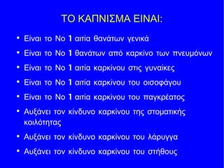 ΚΑΠΝΙΣΜΑ | PPT